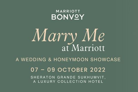 งาน Marry Me at Marriott 2022 รวม 35 สถานที่แต่งงานในฝัน ตอบโจทย์ทุก ...